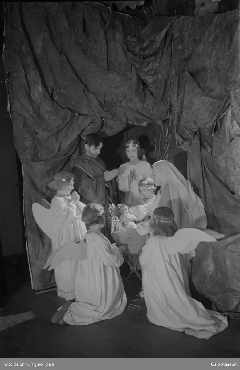 Førjul på St. Sunniva skole. - Oslo Museum / DigitaltMuseum