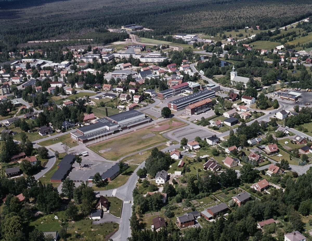 Flygfoto över Anderstorp i Jönköpings län 59/1976 - Jönköpings läns ...