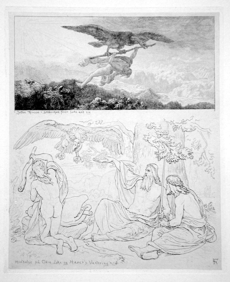 Mappe - Bjerkebæk, Sigrid Undsets hjem / DigitaltMuseum