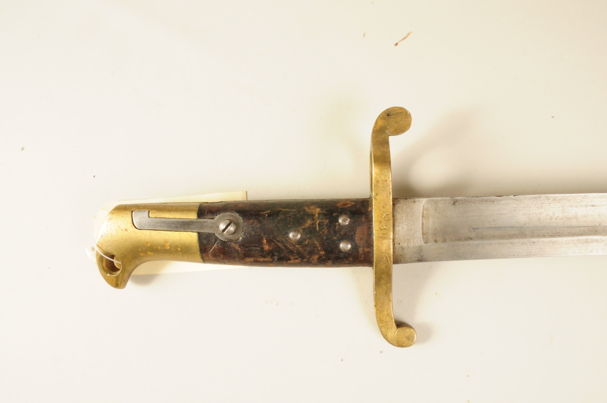 Sabelbajonett M1876 for Krag Petersson - Forsvarets museer / DigitaltMuseum