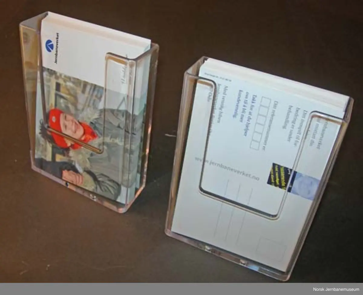 Kortholder - Norsk Jernbanemuseum / DigitaltMuseum