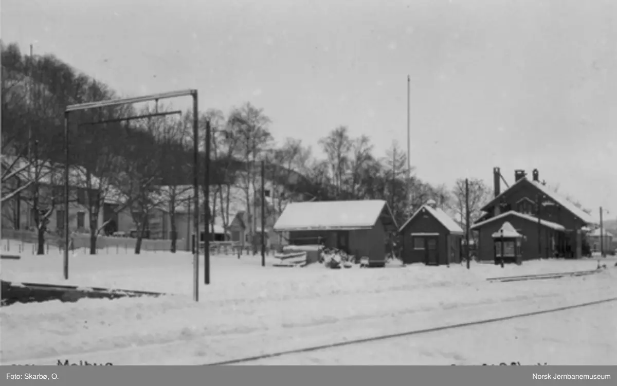 Melhus stasjon - Norsk Jernbanemuseum / DigitaltMuseum