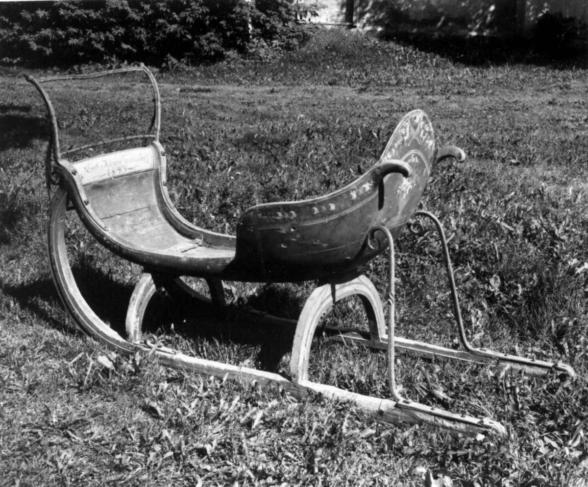 Slede - Norsk Folkemuseum / DigitaltMuseum