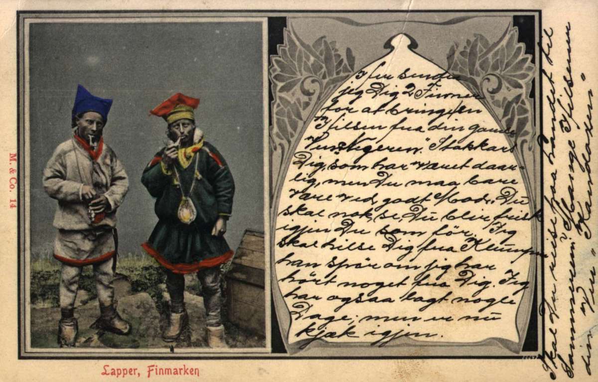 Postkort - Norsk Folkemuseum / DigitaltMuseum