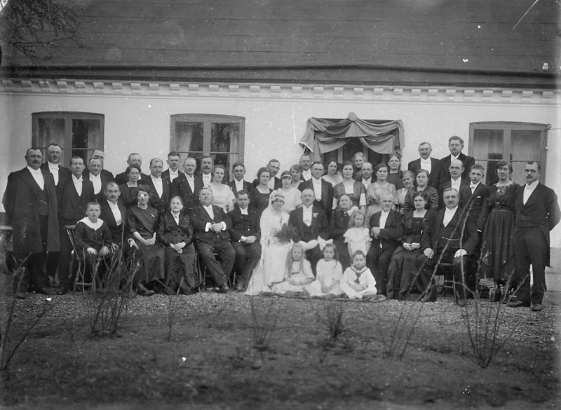 Bröllop, familjen Möller - Trelleborgs museum / DigitaltMuseum