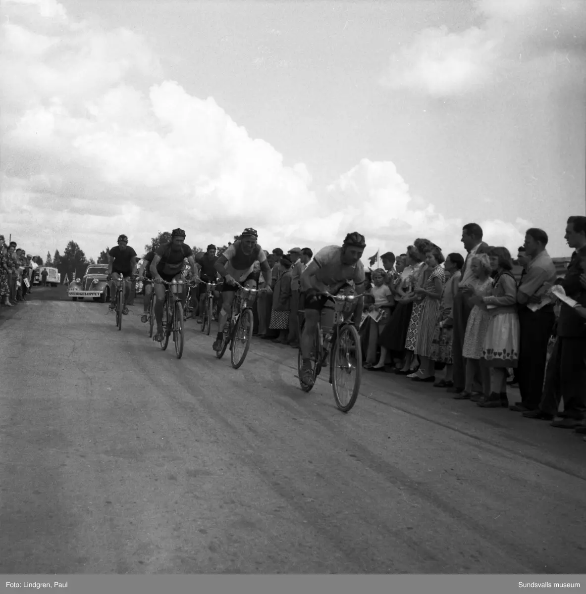 Sverigeloppet genom Sundsvall, en nationell cykeltävling mellan Ystad ...