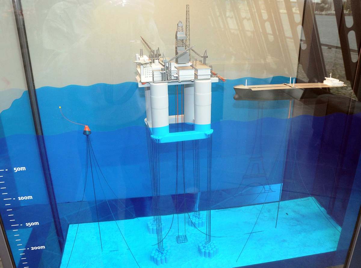 Modell Heidrun - Norsk Oljemuseum / DigitaltMuseum
