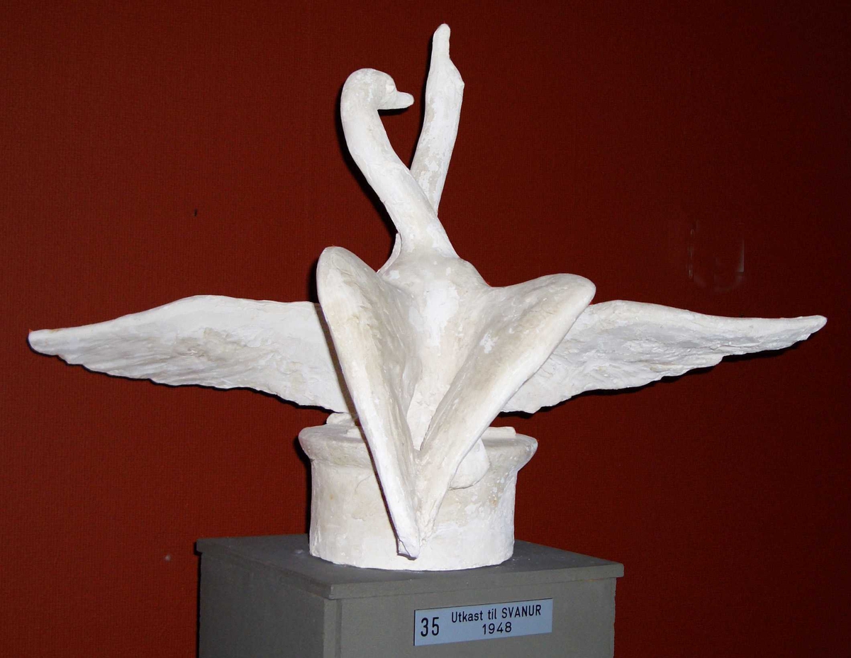 Utkast til SVANUR [Skulptur av svaner] - Vest-Telemark Museum ...