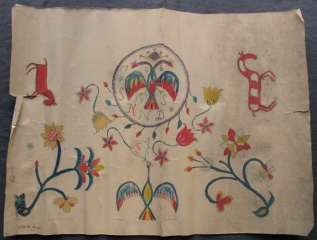 Skiss - Hemslöjdens Samlingar / DigitaltMuseum