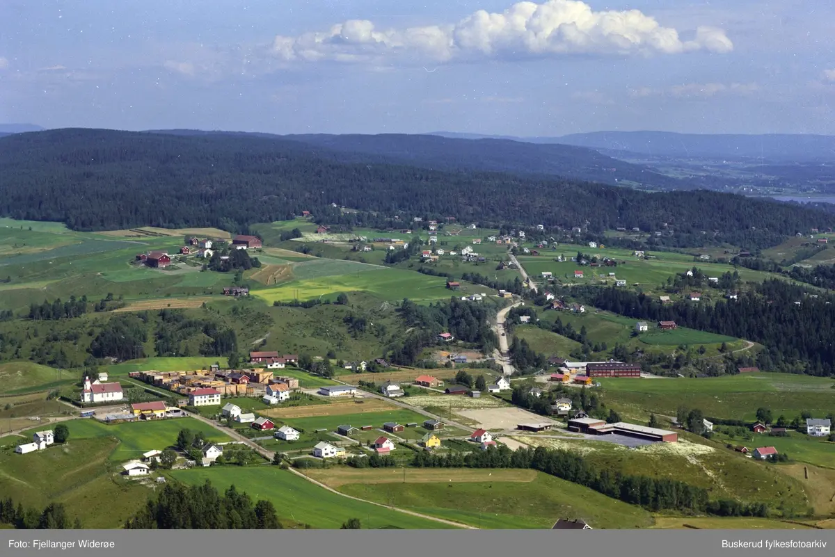 Tyristrand, med Tyristrand kirke - Buskerud fylkesfotoarkiv ...
