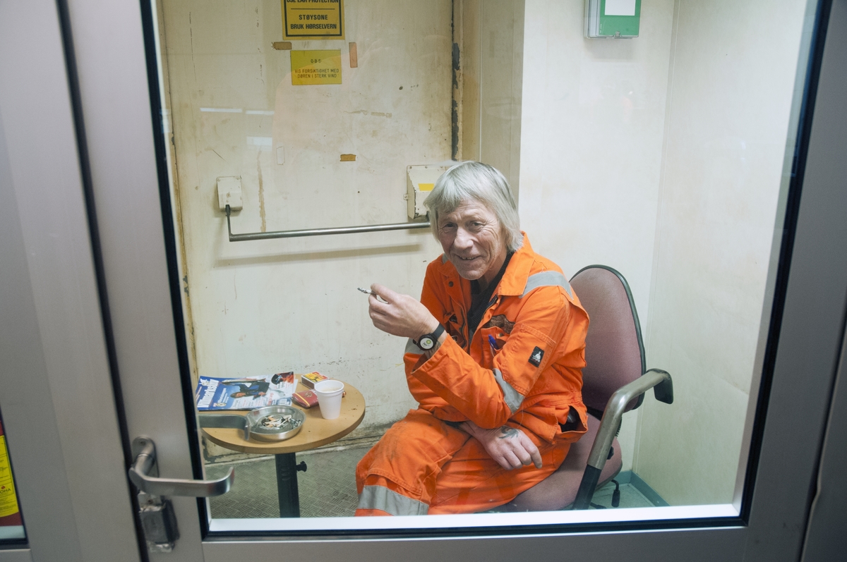 I tilknytning til kontrollrommet på PCP (process and compression ...