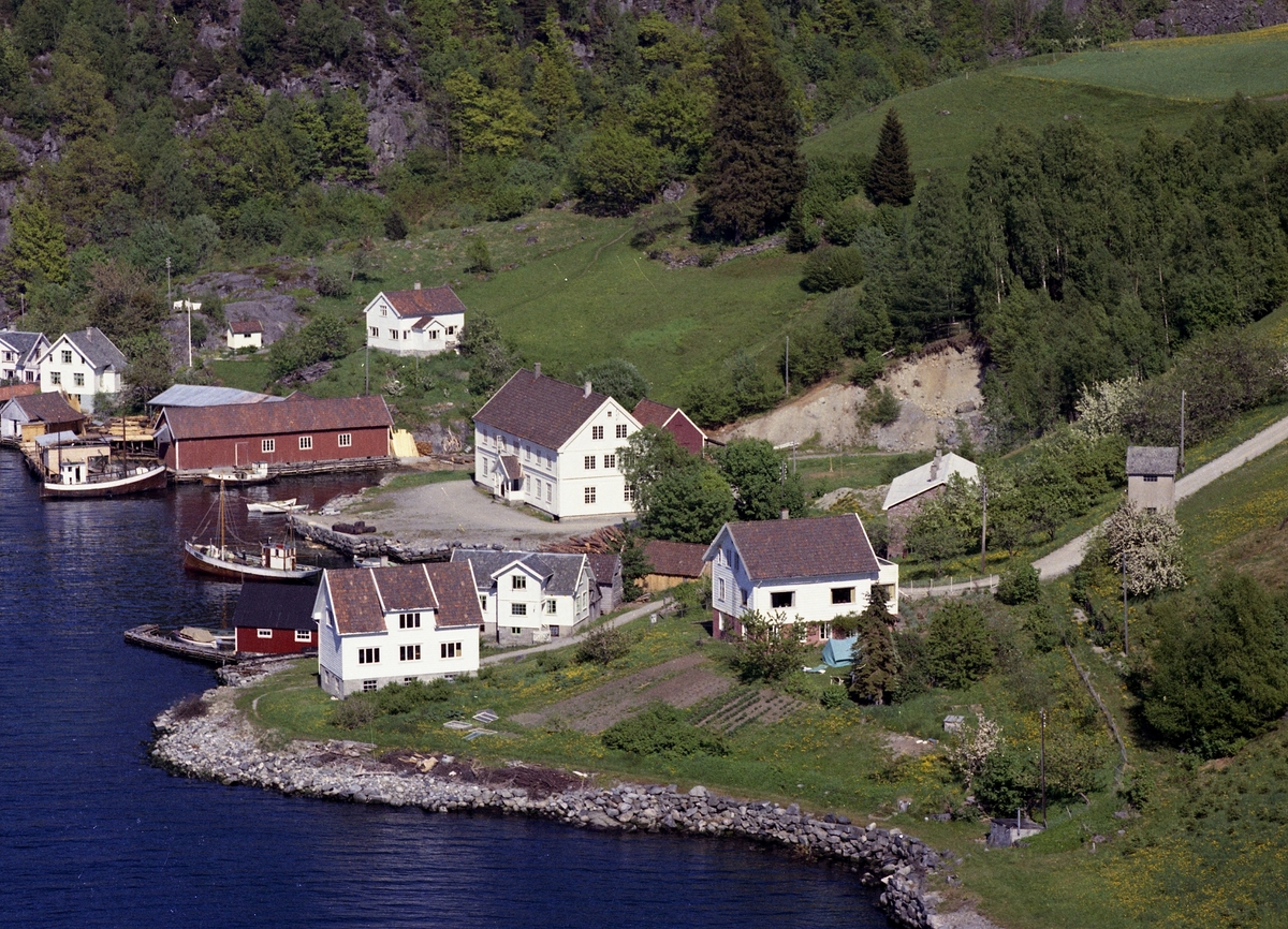 Hus naust båt kai veg sandtak - Ryfylkemuseet / DigitaltMuseum