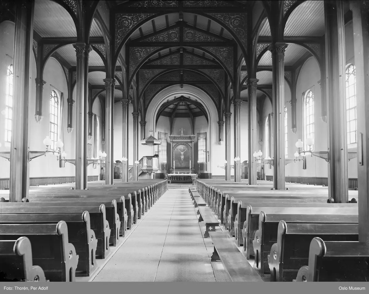 Sofienberg kirke. - Oslo Museum / DigitaltMuseum