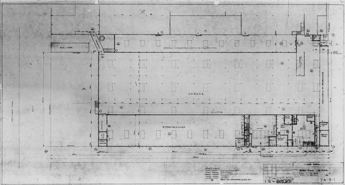 Ritning för Byggherre: Byggnadsaktiebolaget Contractor, Stockholm ...