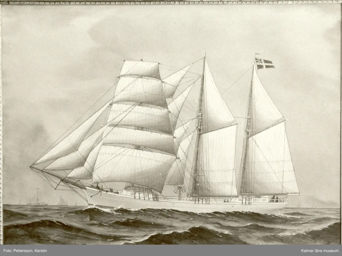 Monsita, skonert, byggd 1872 i St. John, England, reparerad 1900 ...