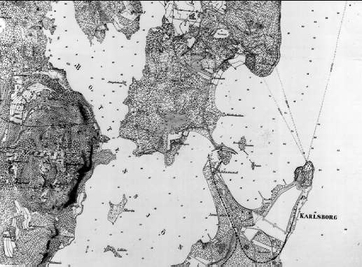 Karta över Karlsborg med omnejd. - Karlsborgs fästningsmuseum ...