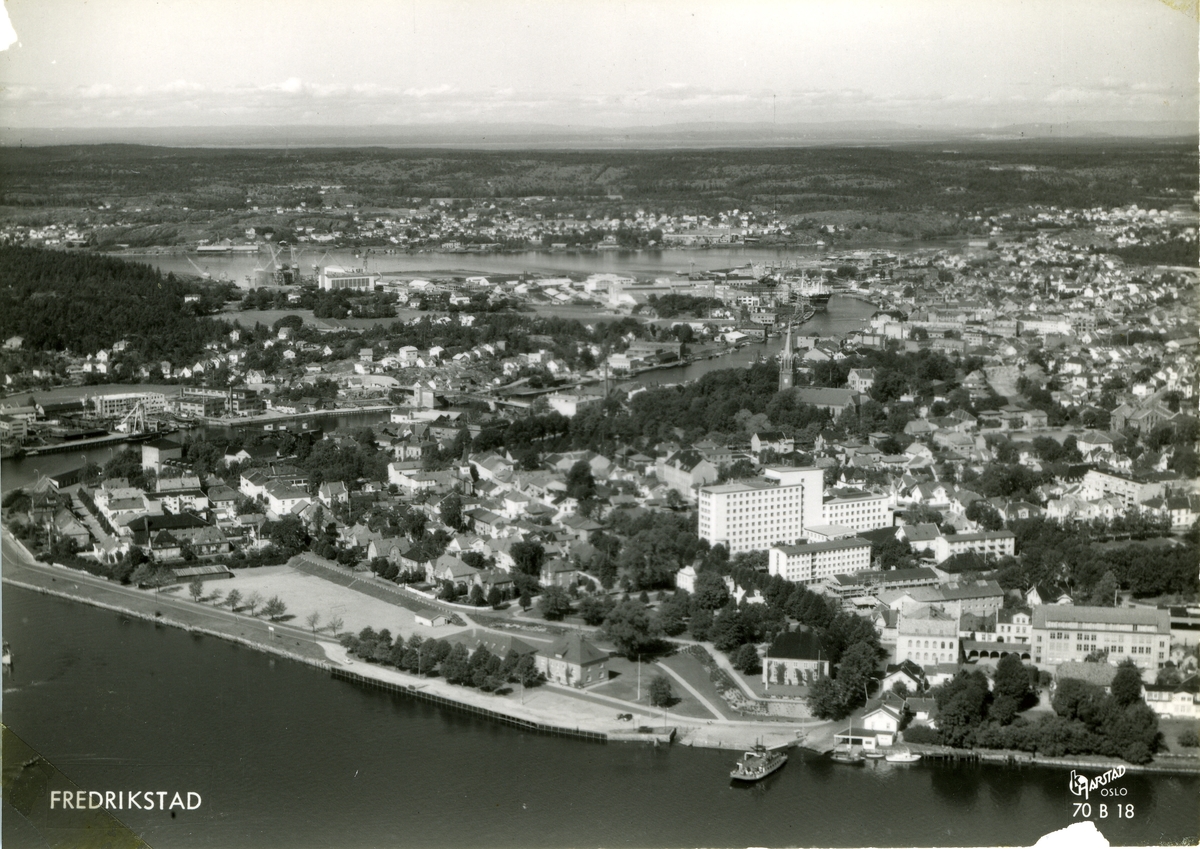 Fredrikstad, Glomma, Cicignon, Vestsiden, Sentralsykehuset ... Fredrikstad, Glomma, Cicignon, Vestsiden, Sentralsykehuset ...