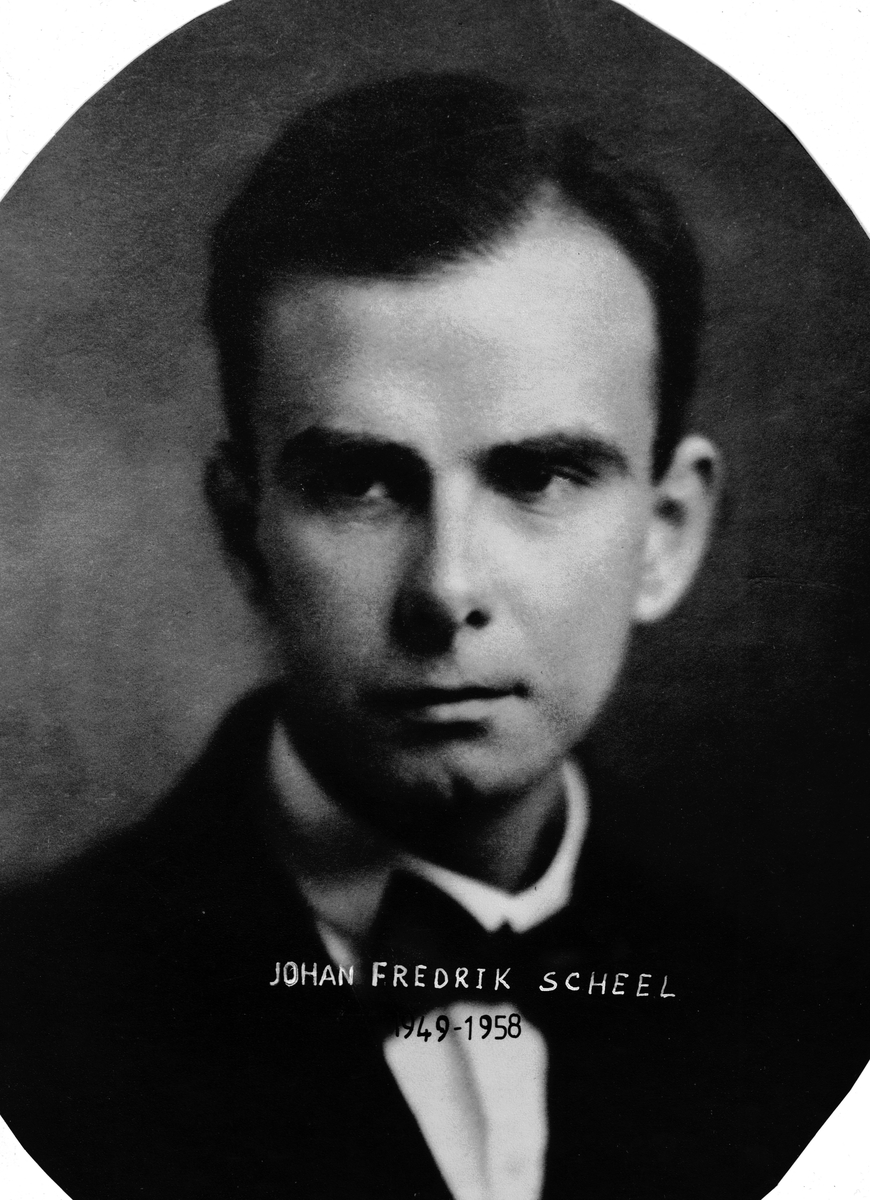 Portrett av Johan Fredrik Scheel, 1949-1958 Oslo Byskriver ...