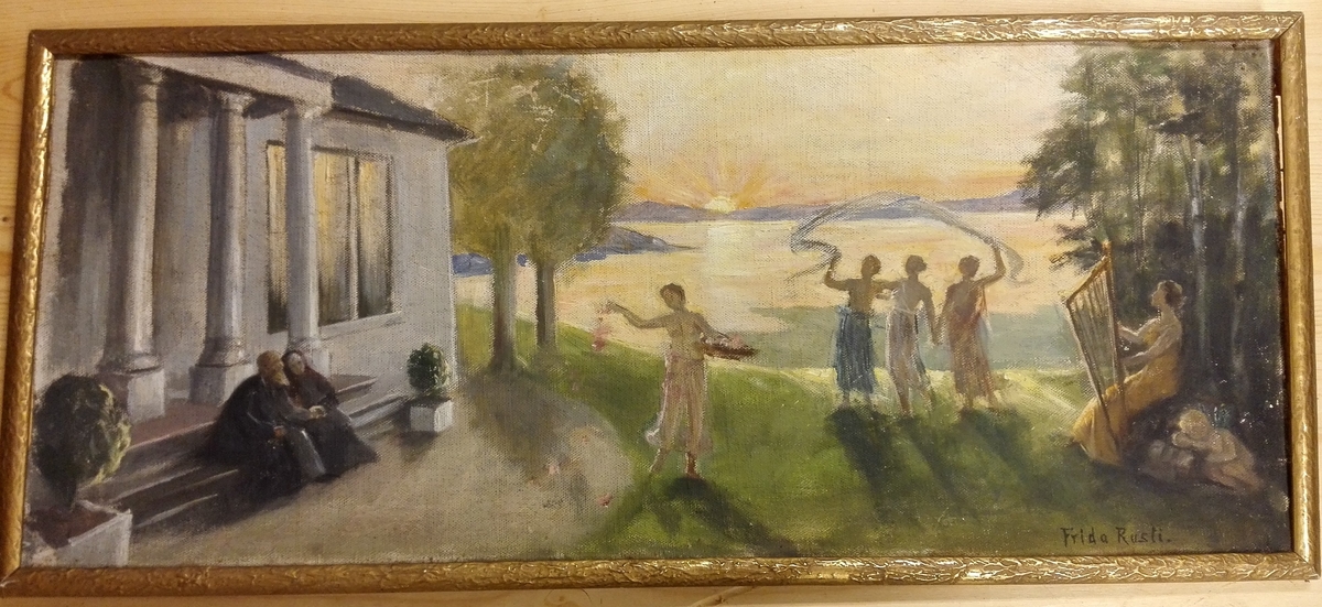 Måleri - De Heibergske Samlinger - Sogn Folkemuseum / DigitaltMuseum