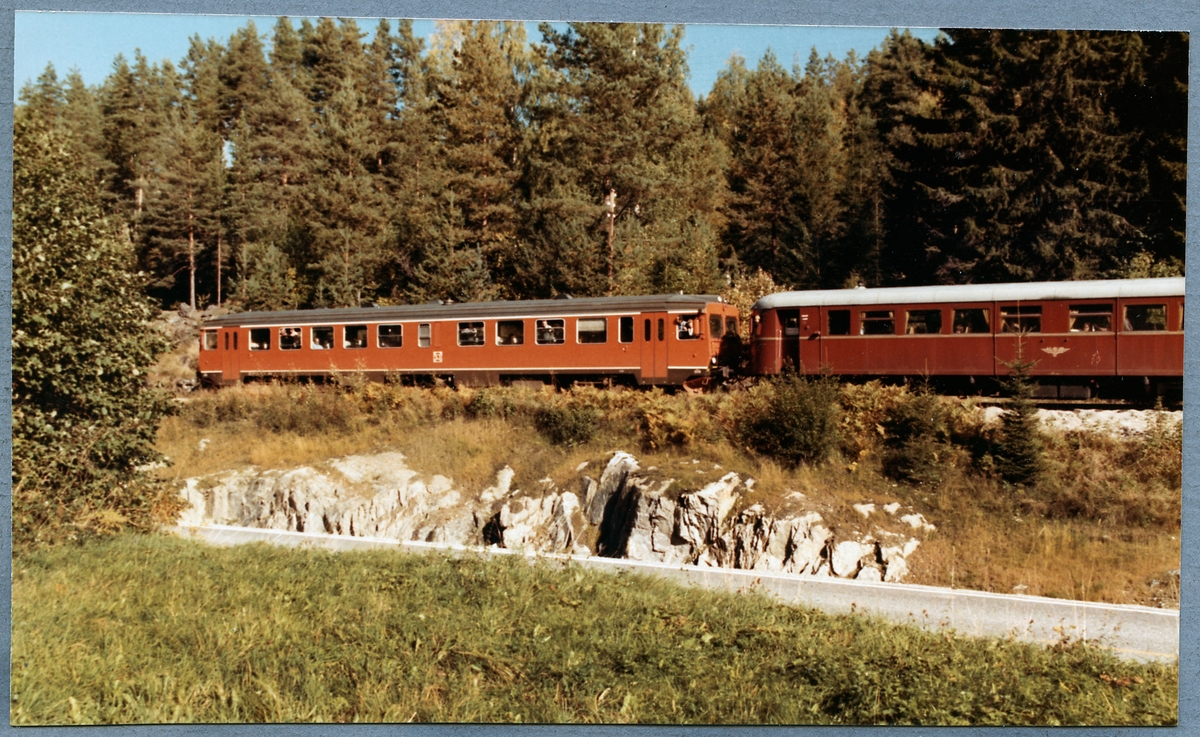 Rälsbuss Statens Järnvägar, SJ Y1 1280 på Kröderbanan i Norge ...