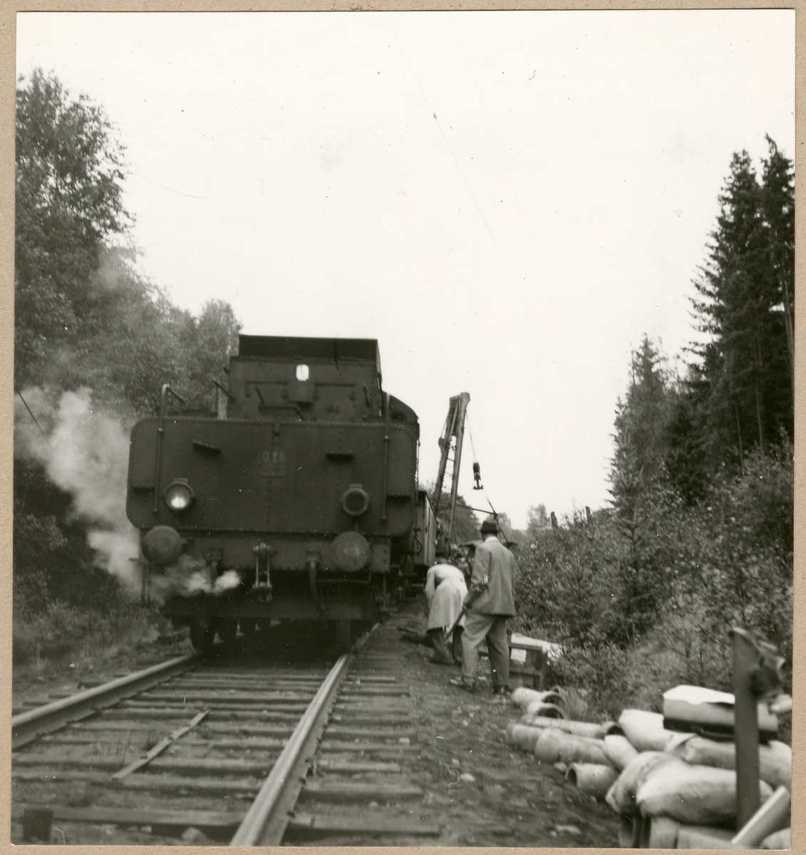 Urspårning, godståg med bland annat tankvagnar innehållandes natronlut ...