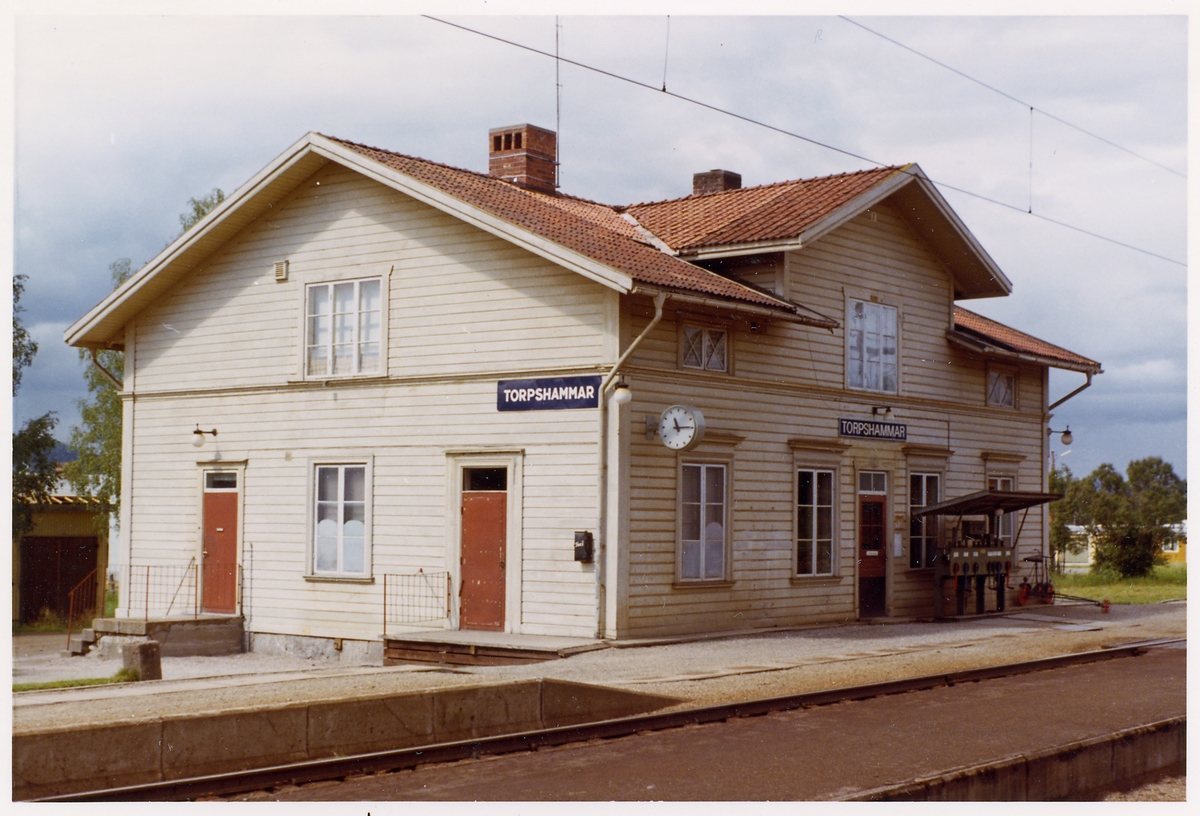 Torpshammar station. - Järnvägsmuseet / DigitaltMuseum