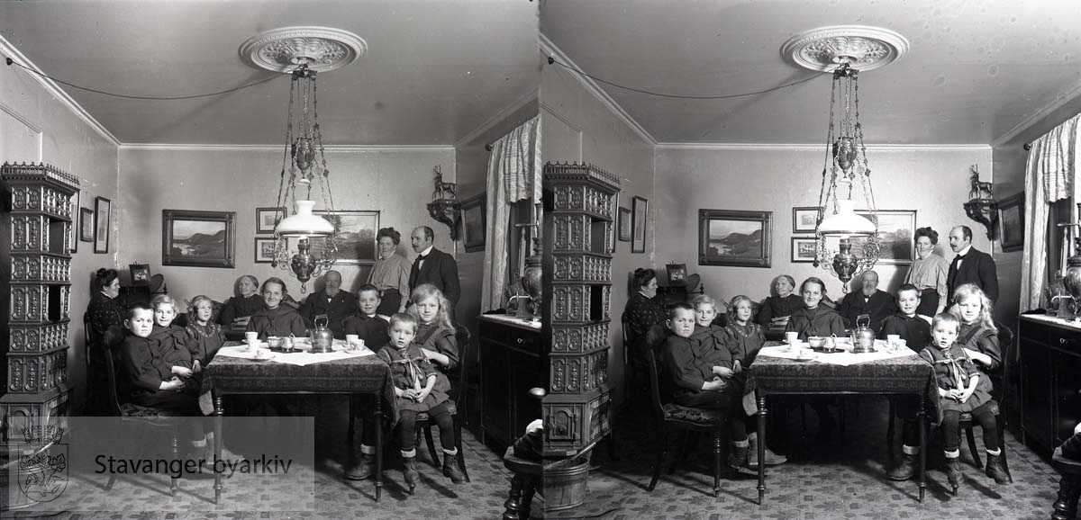 Tre generasjoner Eckhoff - Stavanger byarkiv / DigitaltMuseum