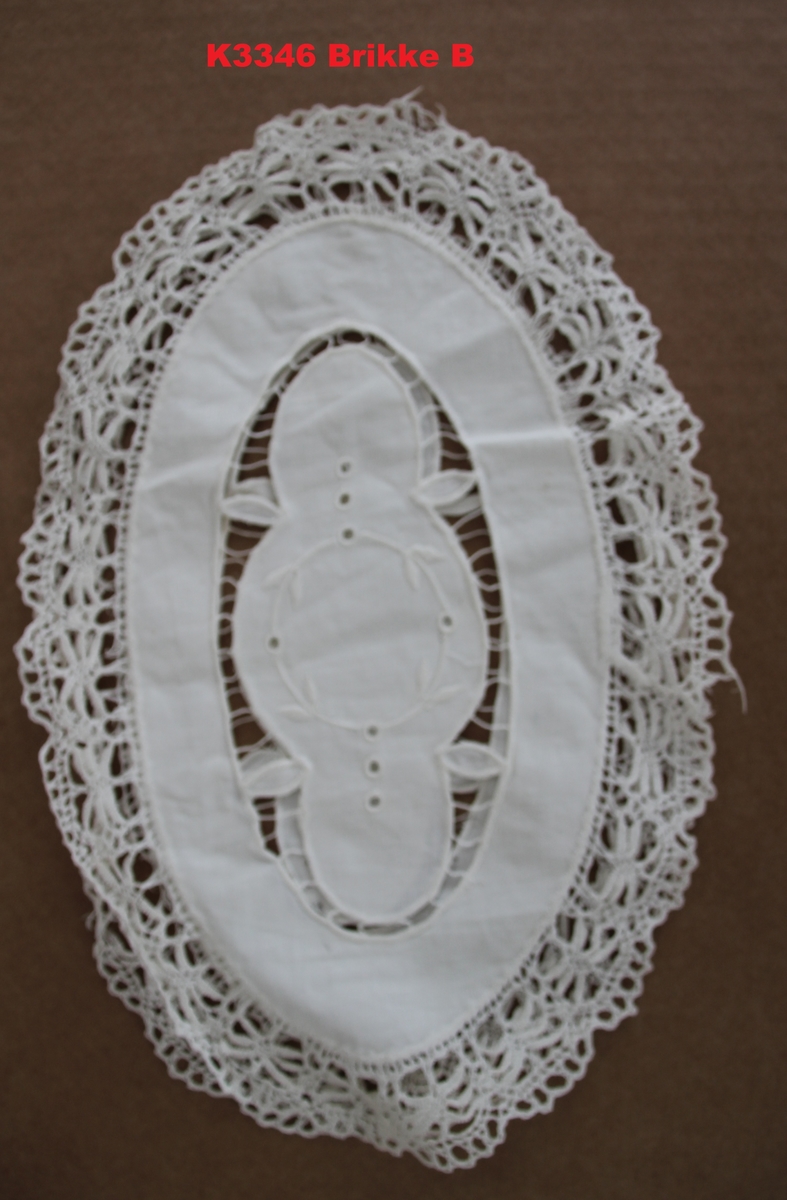 Brikker og broderier - Lillesand by- og sjøfartsmuseum / DigitaltMuseum