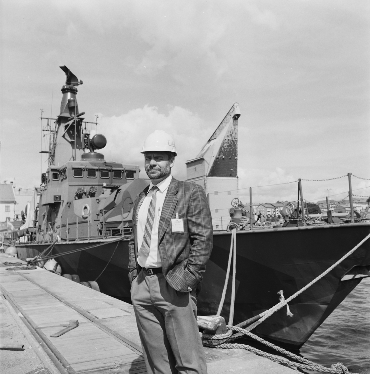 Besök av Jan Nygren från försvarsdep. å varvet - Marinmuseum ...