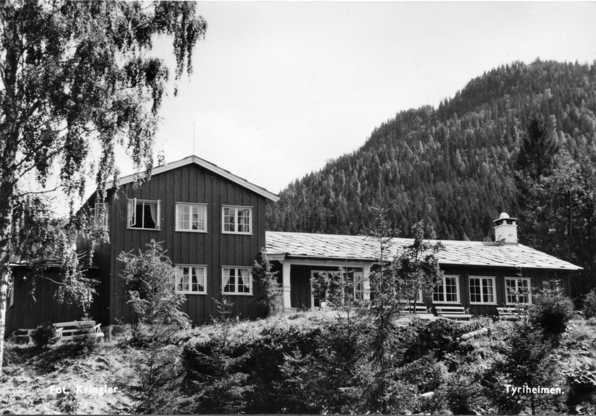 Feriehjem. "Tyriheimen" på Sundvollen. - Norsk Folkemuseum / DigitaltMuseum
