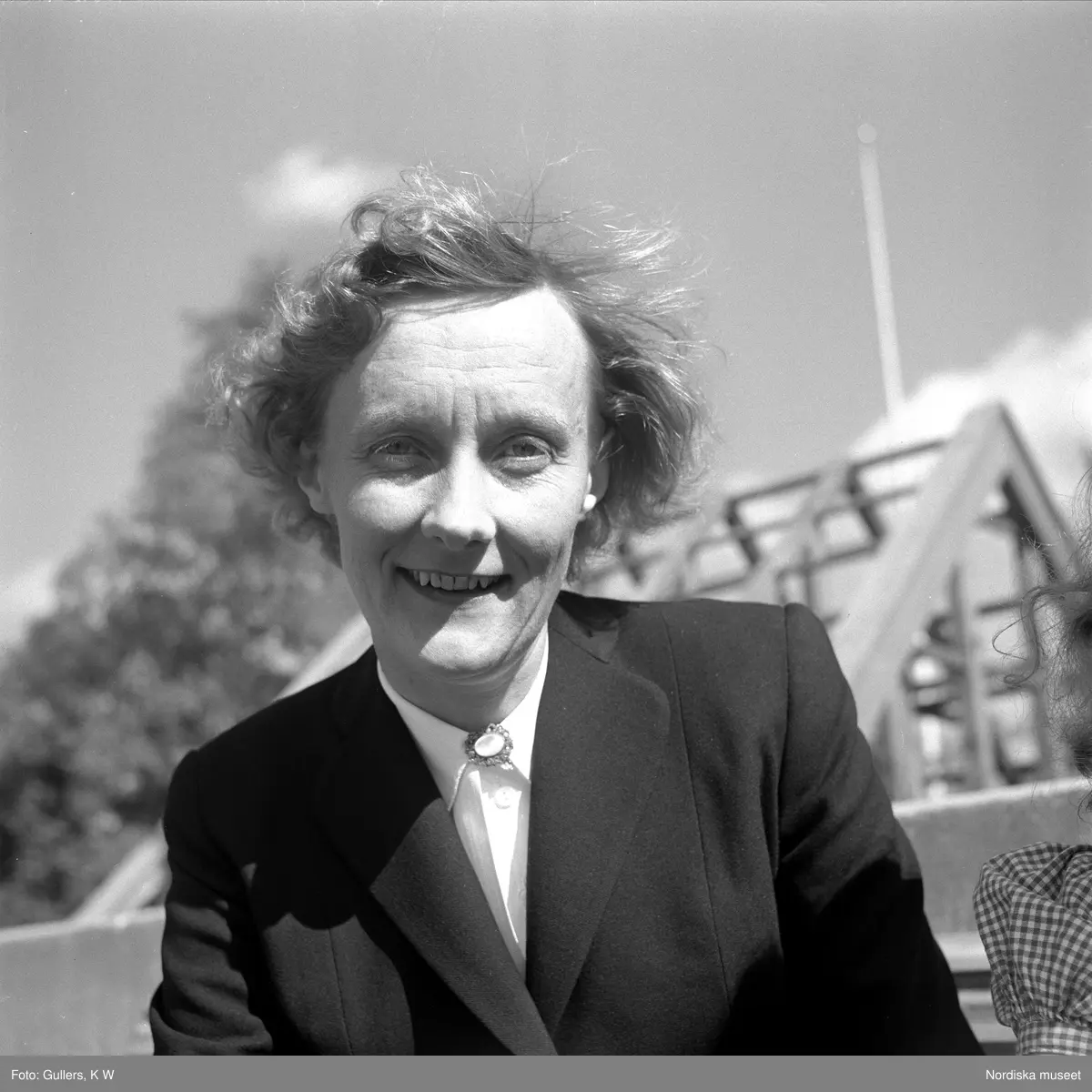 Författaren Astrid Lindgren. - Nordiska museet / DigitaltMuseum