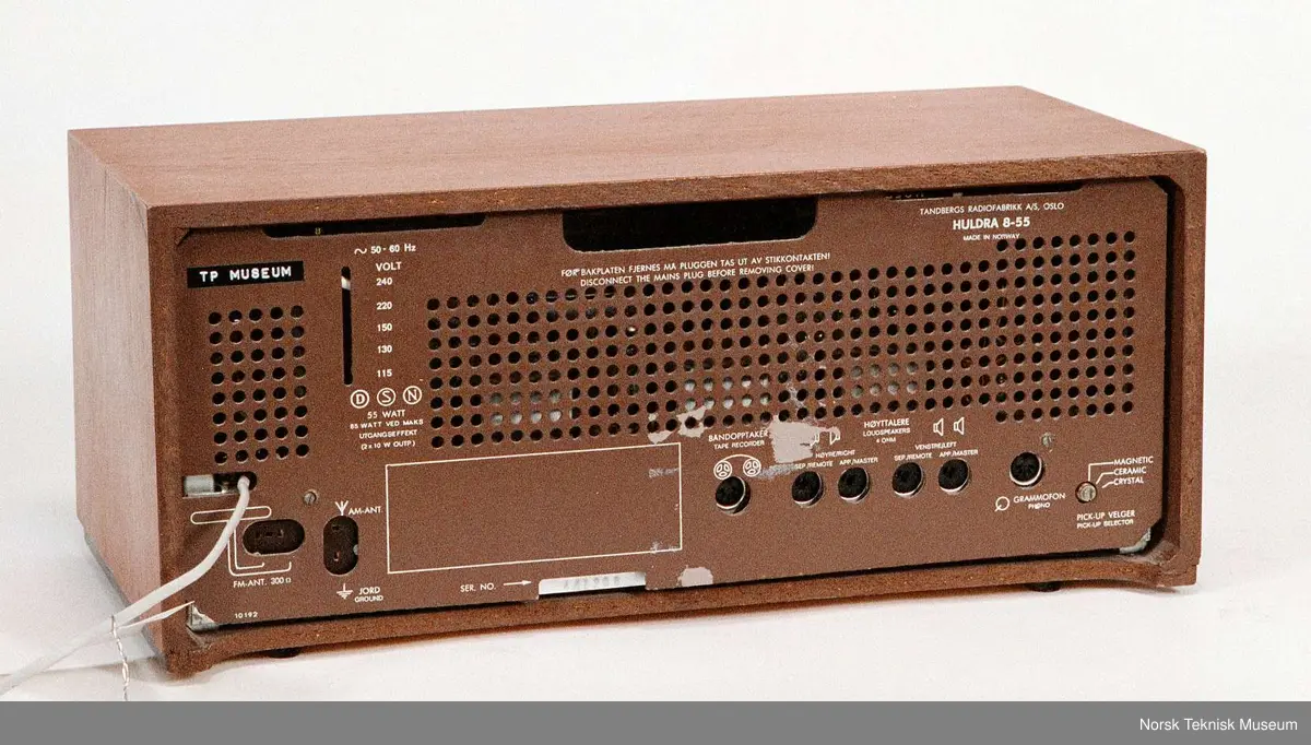 Radio - Norsk Teknisk Museum / DigitaltMuseum