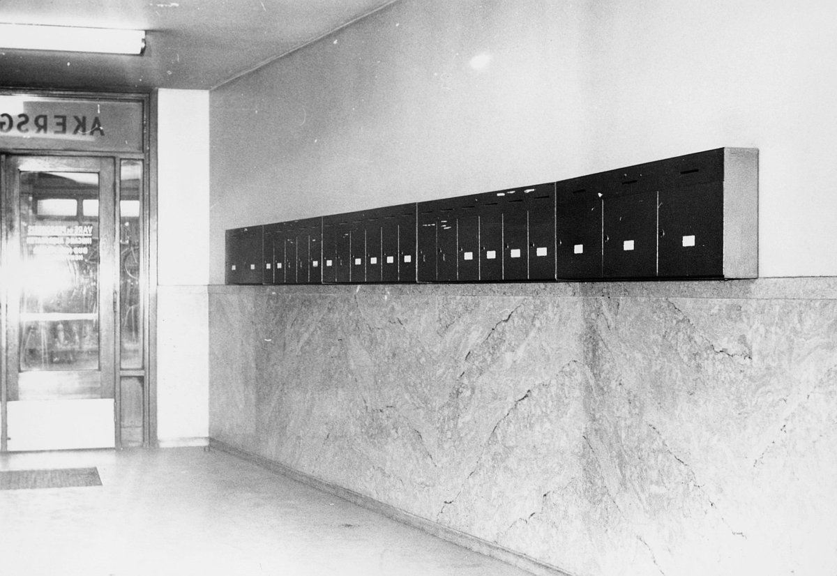 postkasser, private, postkasseanlegg, interiør - Norges Postmuseum ...