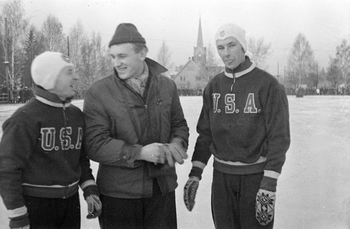 Skøyteløpere, USA, Johnny Werket, Kees Broekman, Ken Henry ...